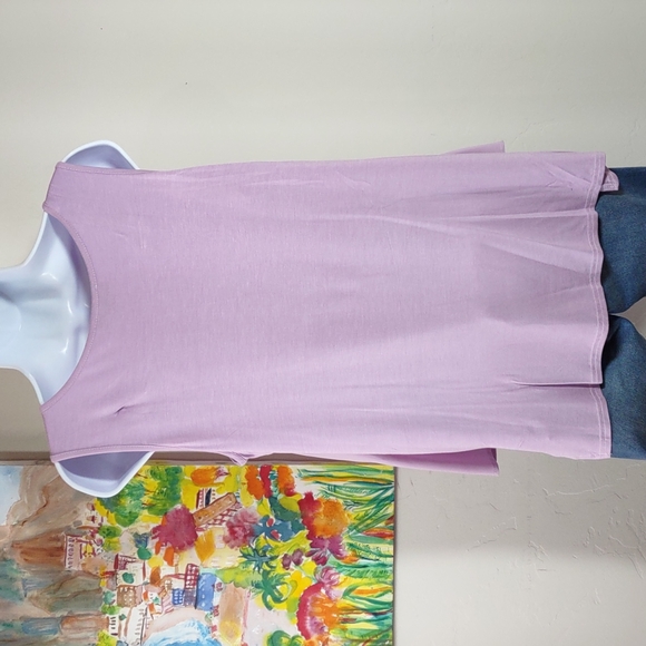 DG2 by Diane Gilman | Tops | Dg2 By Diane Gilman Mixed Media Easy Tank ...